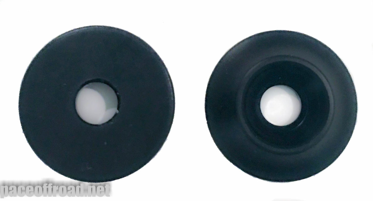 Delrin Plastic 1/4″ Countersunk Washer Set – Pace Offroad